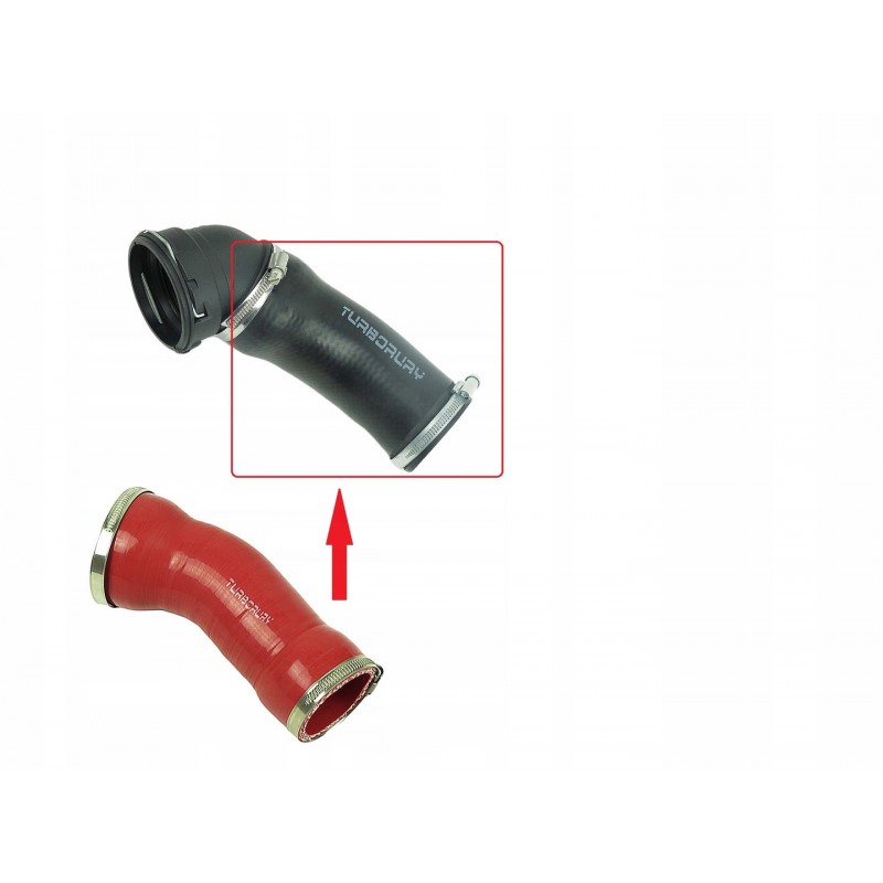 RURA WĄŻ TURBO INTERCOOLER BMW 5 E60 E61 525d 530d 11617799401