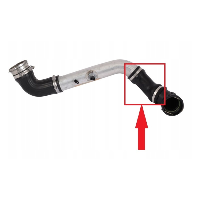 RURA WĄŻ TURBO INTERCOOLER BMW 5 E60 E61 525d 530d 11617799401