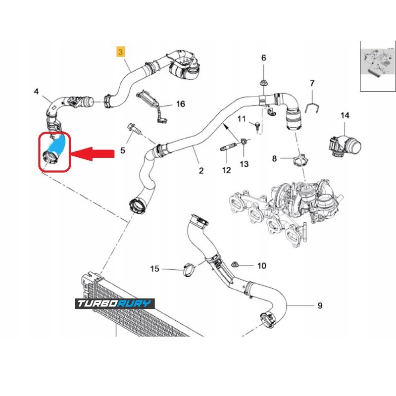 RURA TURBO RENAULT MASTER III 2.3 DCI 144605995R